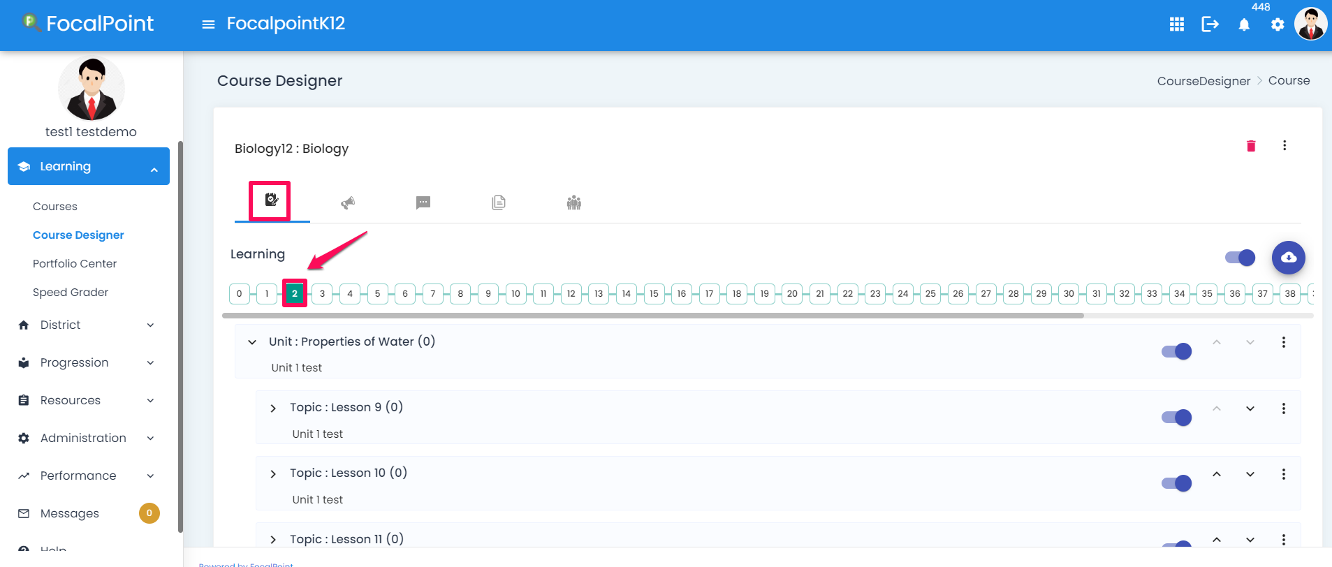 Course Designer: Learning Tab - Adding Activities to Child Objectives ...